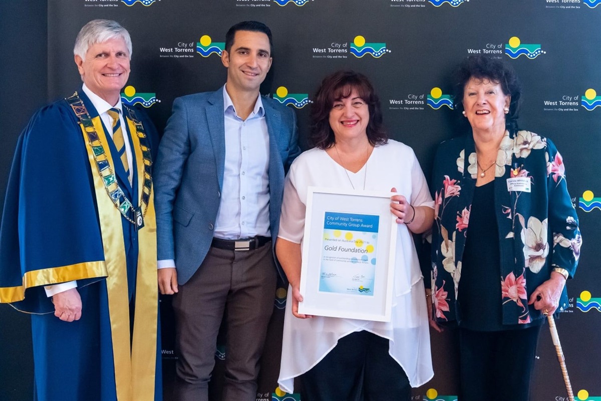 Community Group Award 2021 Gold Foundation City of West Torrens
