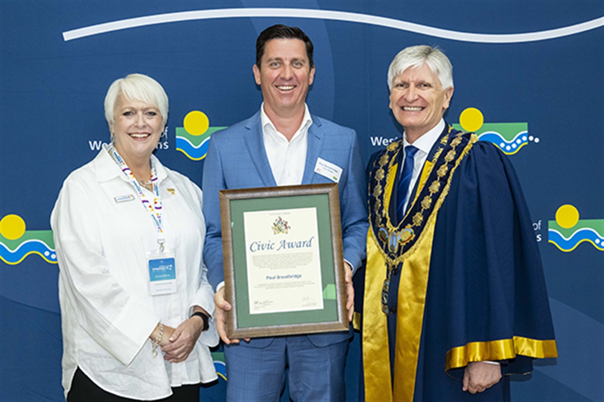 Civic Award 2026 Paul Broadbridge City of West Torrens